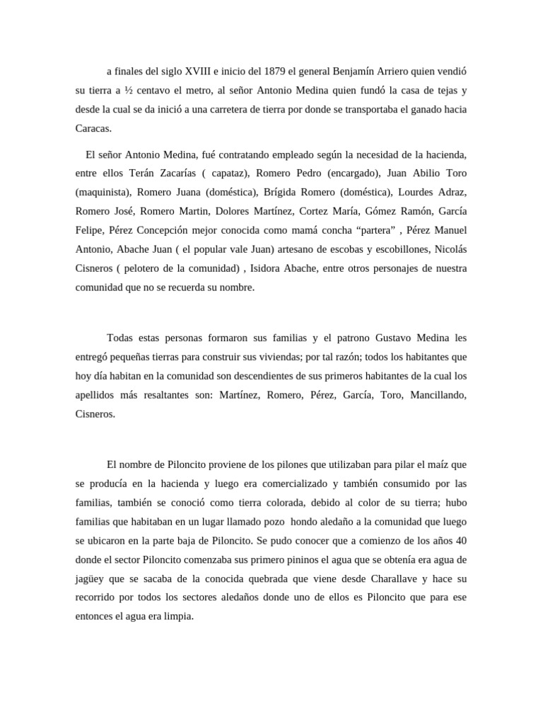 Historia UEE PILONCITO | PDF | Educación de la primera infancia