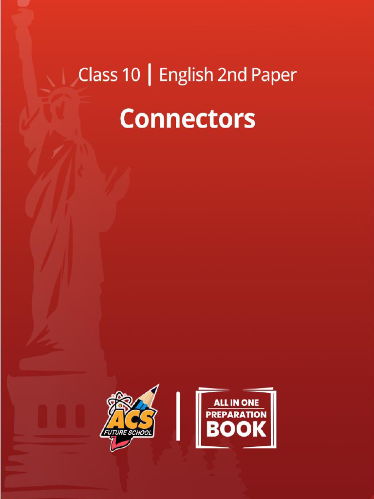 AP - English 2nd - Class 10 - Connectors | PDF