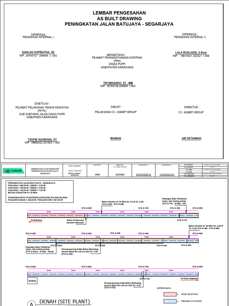 ASBULT DRAWING BATUJAYA - SEGARJAYA | PDF