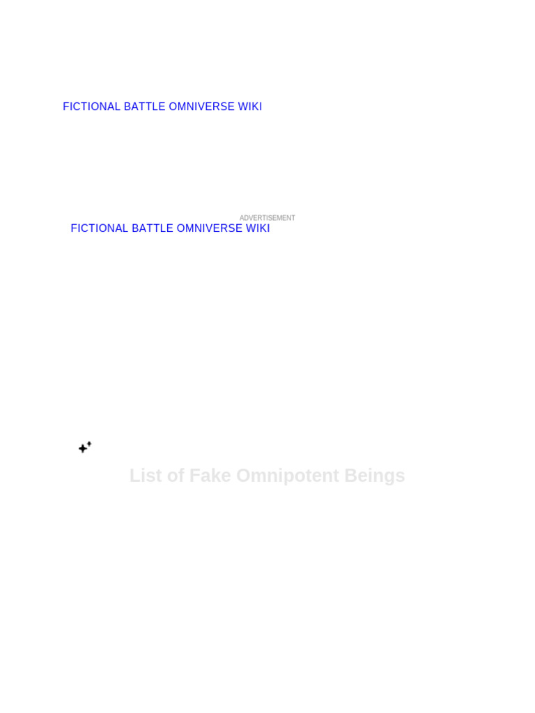 List of Fictional Cosmic Beings | PDF