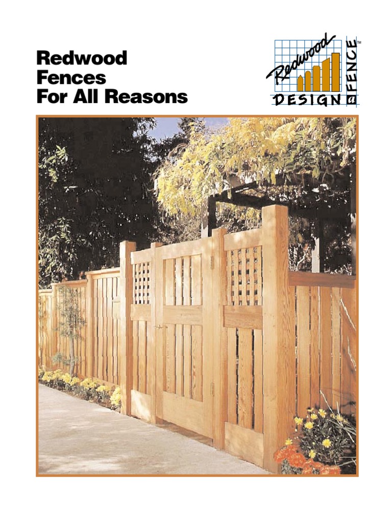 Fences For All Reasons | PDF | Framing (Construction) | Wood