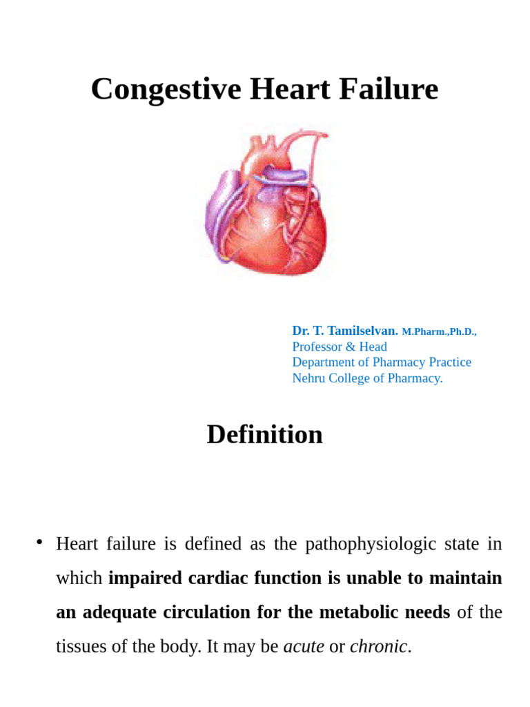 CHF | PDF | Heart Failure | Heart