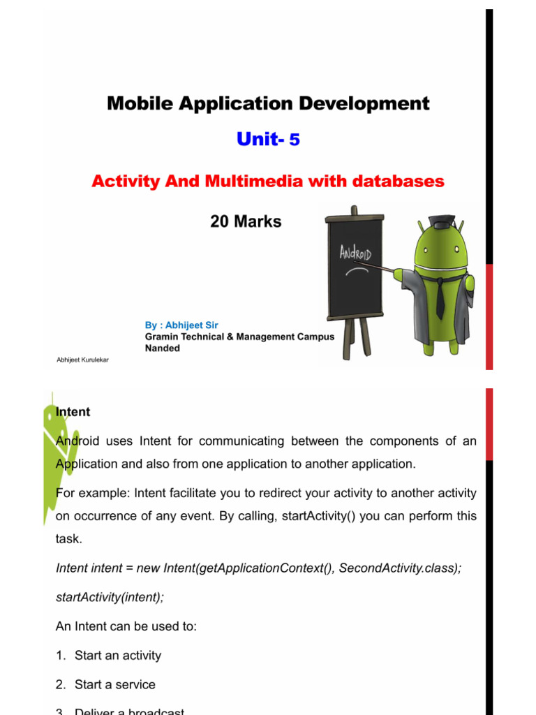 Mad-Unit-5 Final | PDF