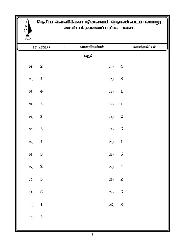 Answer Scheme | PDF