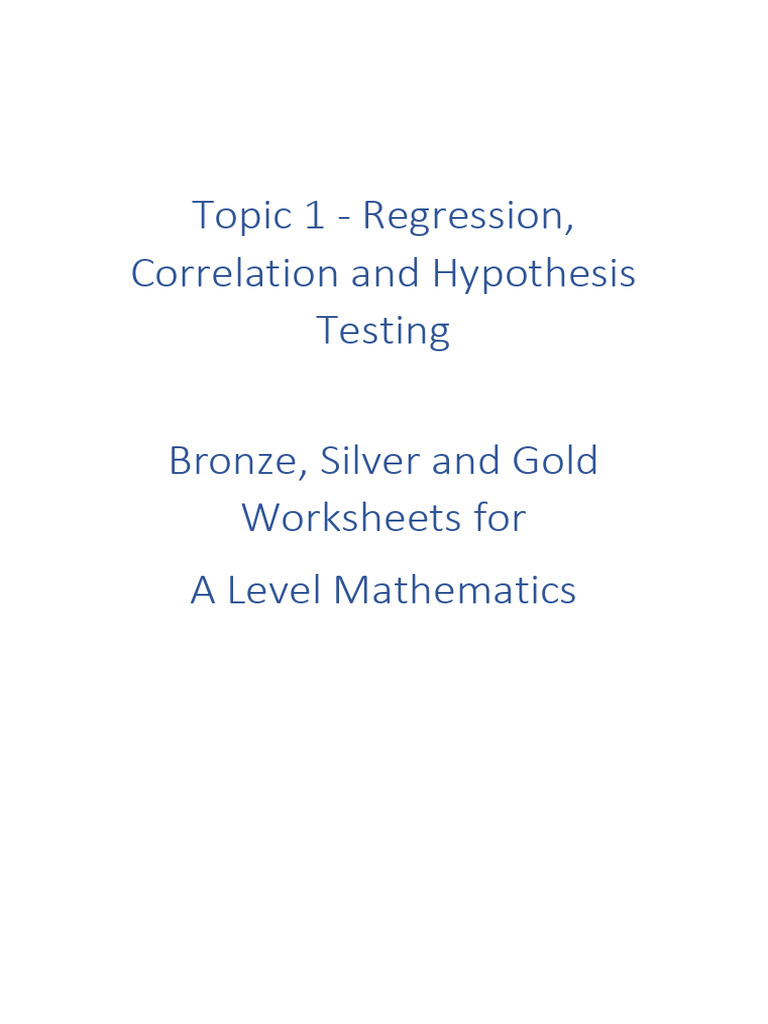 1-Regression-Correlation-and-Hypothesis-Testing Q | PDF | Regression ...