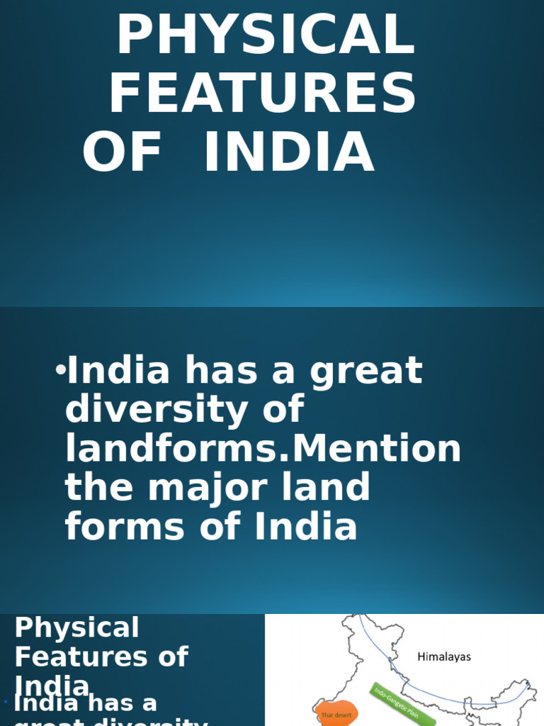 Physical Features Compiled | PDF | Himalayas | Landscape