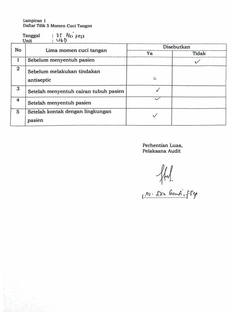Instrumen Audit Internal | PDF