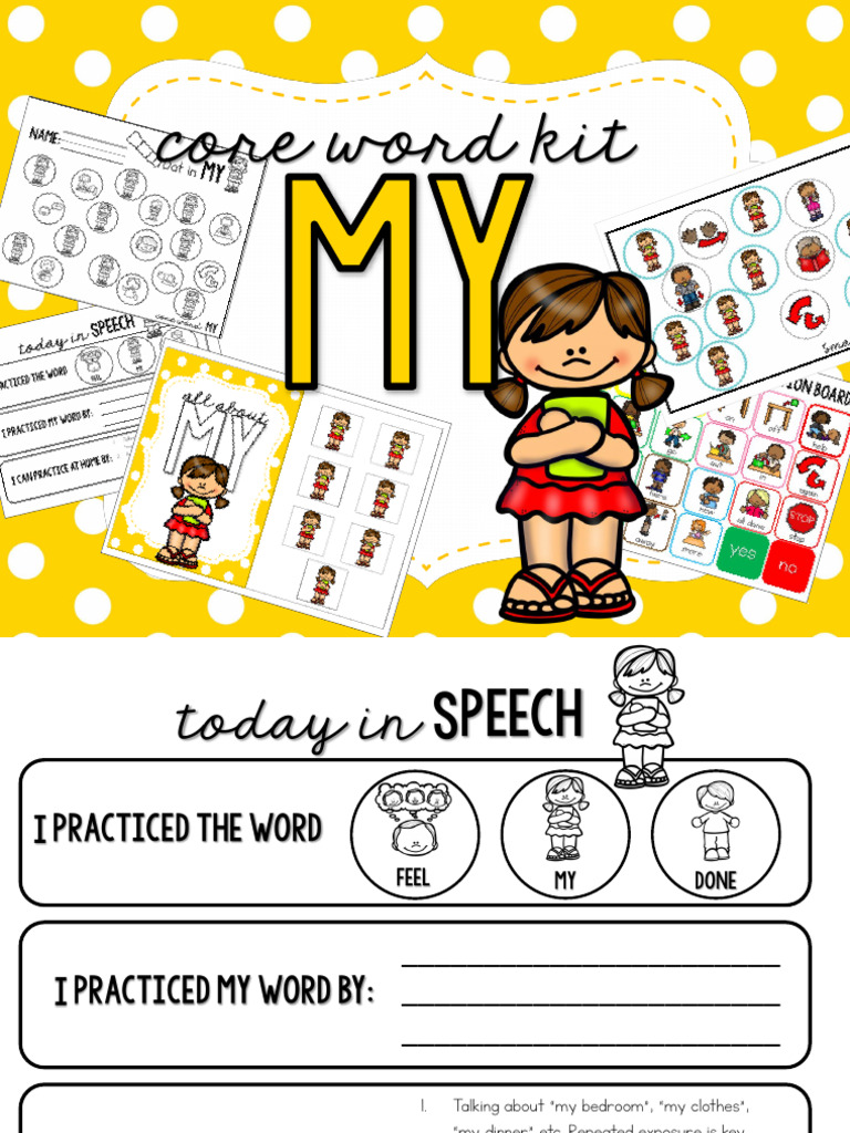 Core Word Kit My | PDF