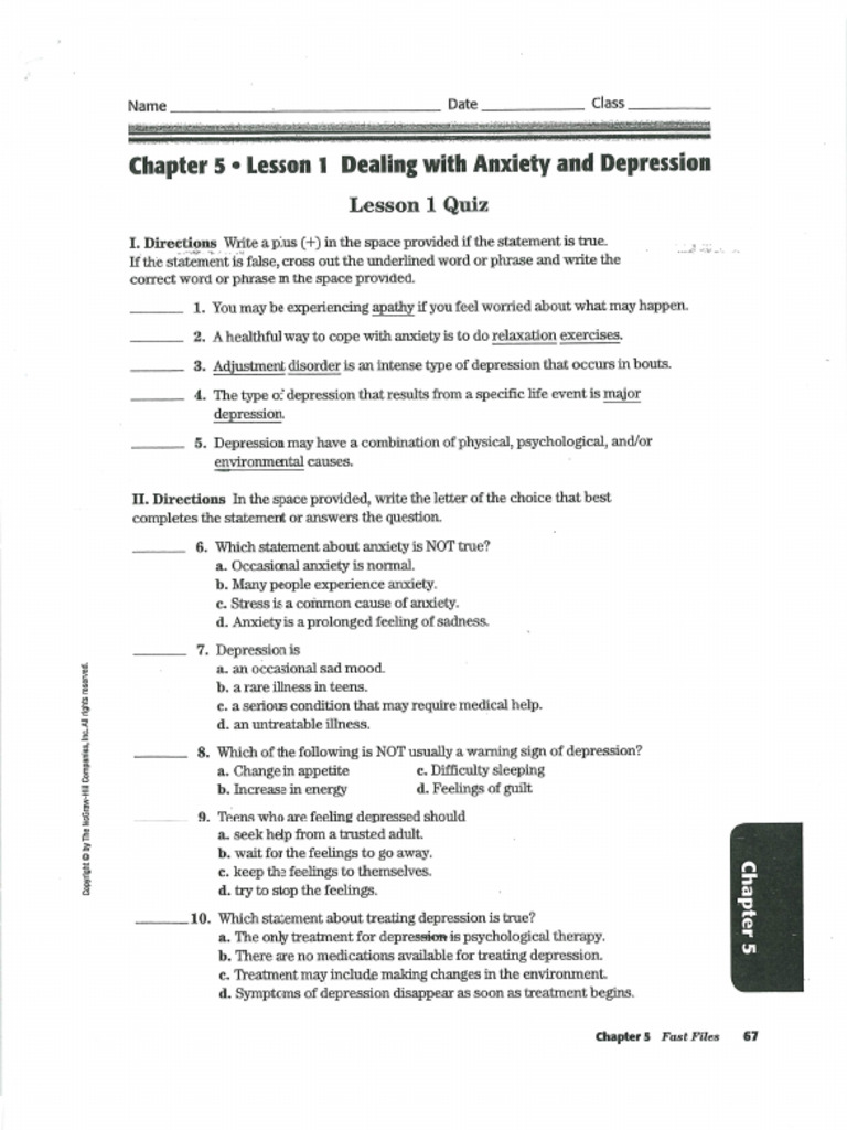 Chapter 5 Lessons 1-3 | PDF