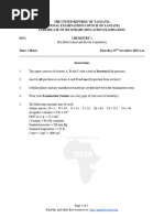 QCAA 2019 Chemistry IA1 Data Test | PDF | Electrode | Physical Sciences