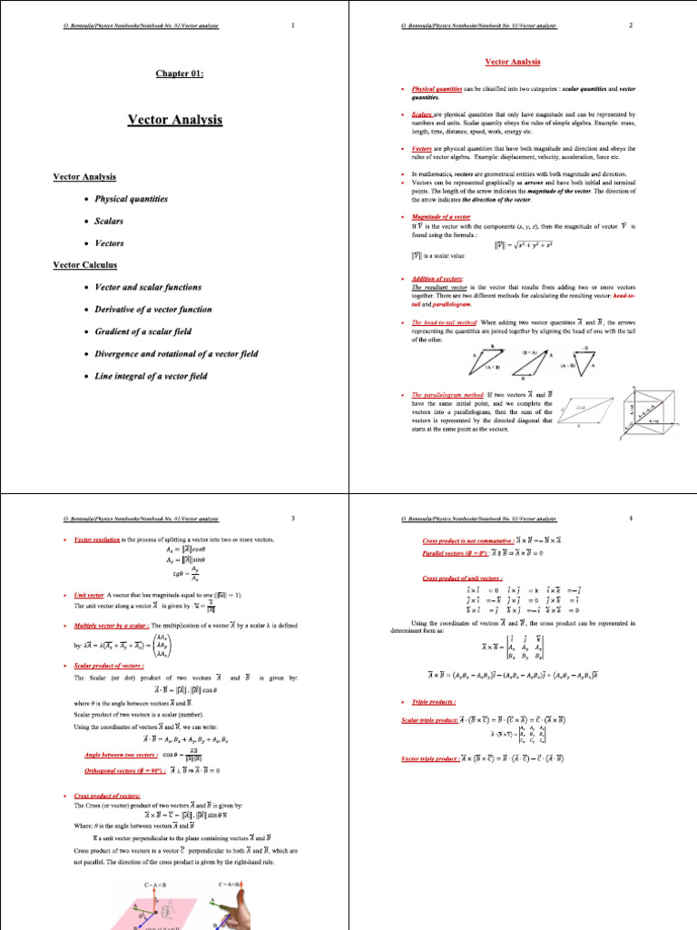 Chapter01-Vector Analysis | PDF