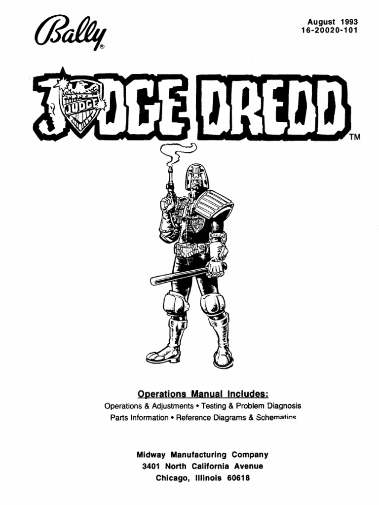 Judge Dredd Operations Manual | PDF