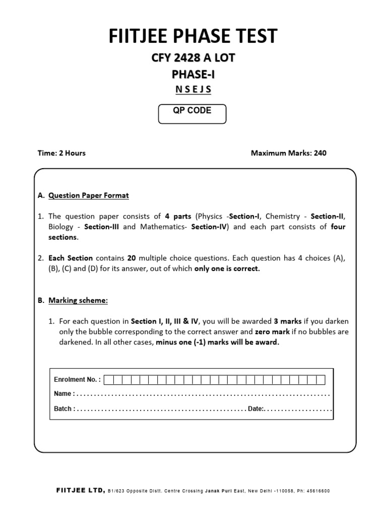 NSEJS Paper and Solution | PDF | Gases | Cell (Biology)
