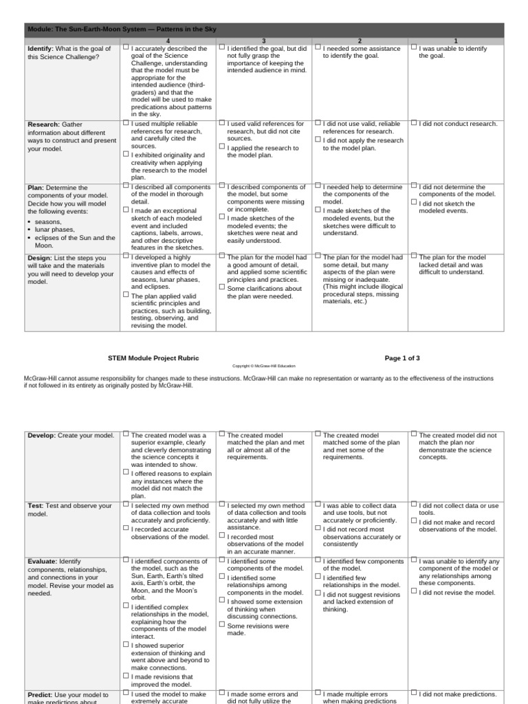 Sun-Earth-Moon Model Project Guide | PDF | Earth | Moon