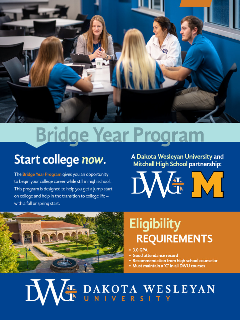 Bridge Year Program at DWU | PDF | Educational Stages | Higher Education