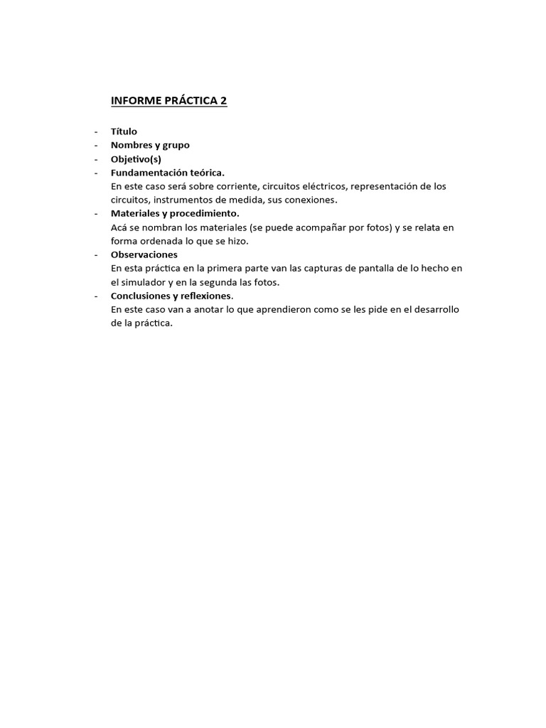 Informe Practica 2 | PDF