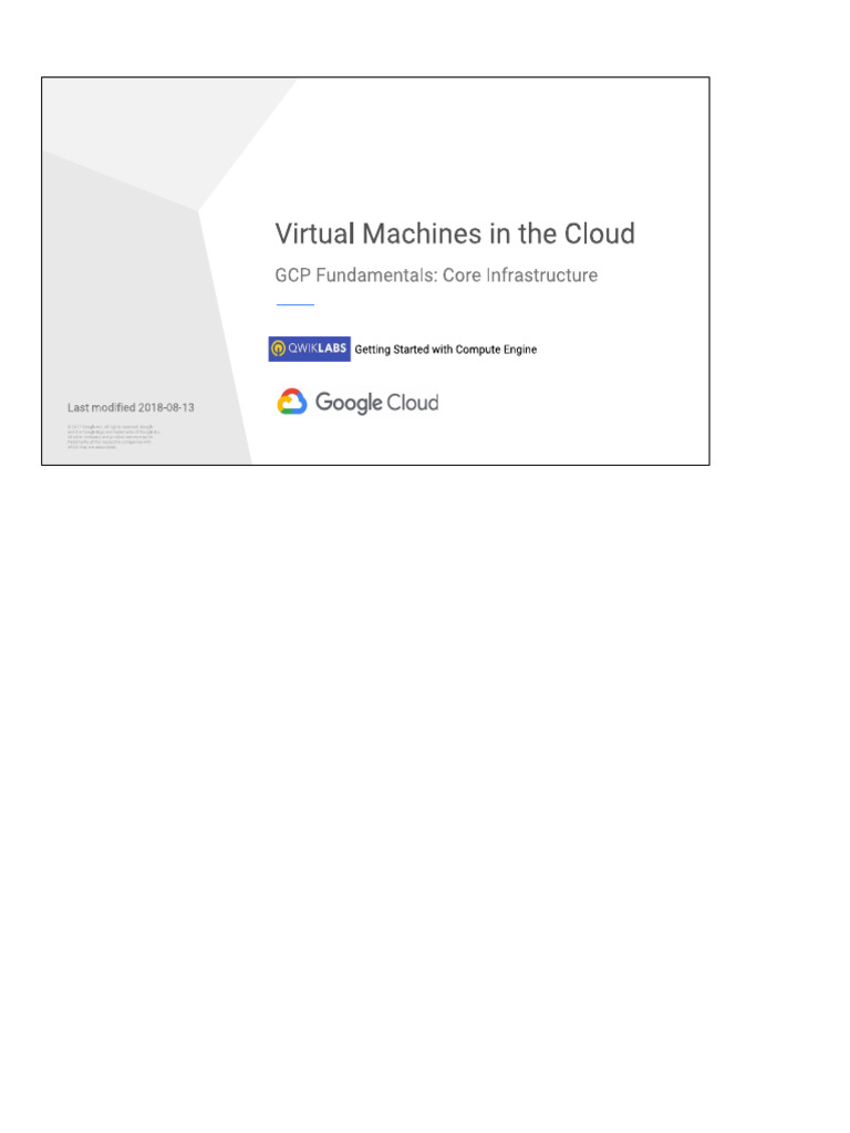 Google Cloud Virtual Machne - 3 | PDF