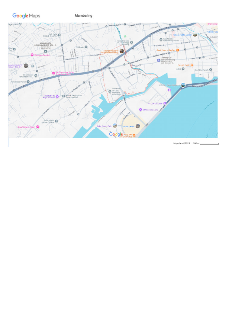 Mambaling - Google Maps | PDF