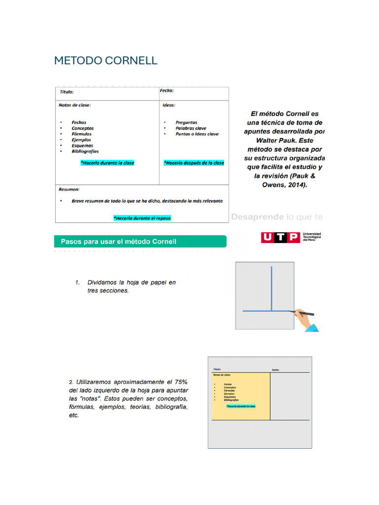 Metodo Cornell | PDF