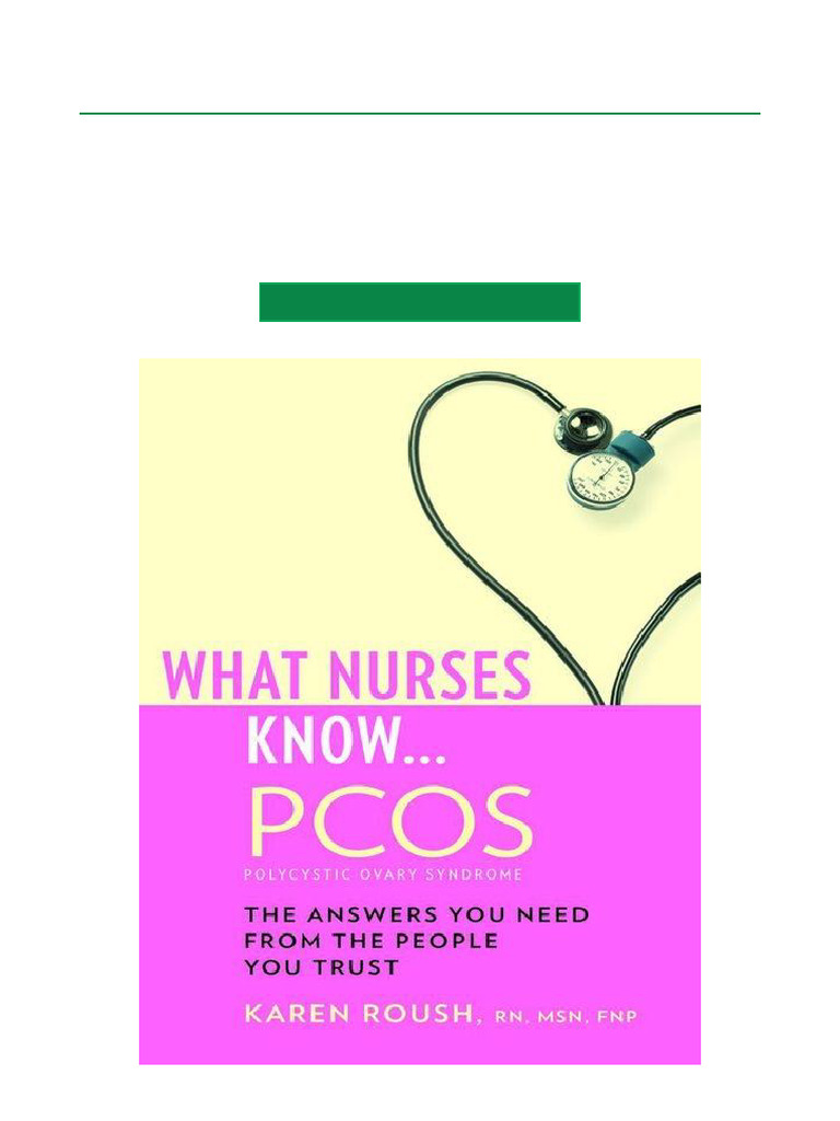 What Nurses Know... PCOS 1st Edition Full PDF Download | PDF ...