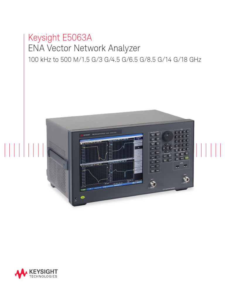 E5063A ENA Vector Network Analyzer - Brochure | PDF | Electrical ...