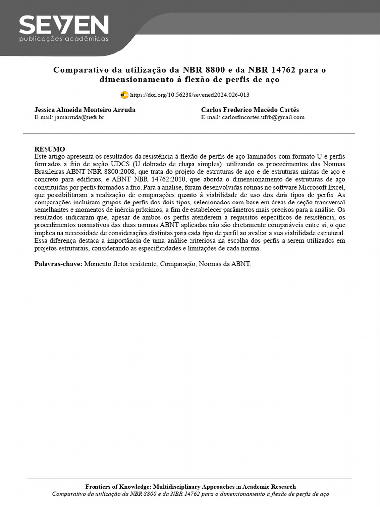 Comparativo NBR 8800 e NBR 14762 em Aço | PDF | Resistência dos ...