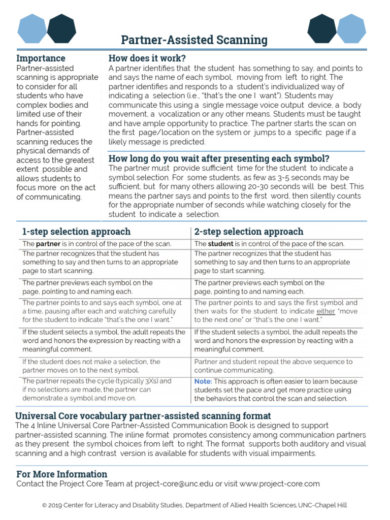 Partner Assisted Scanning | PDF