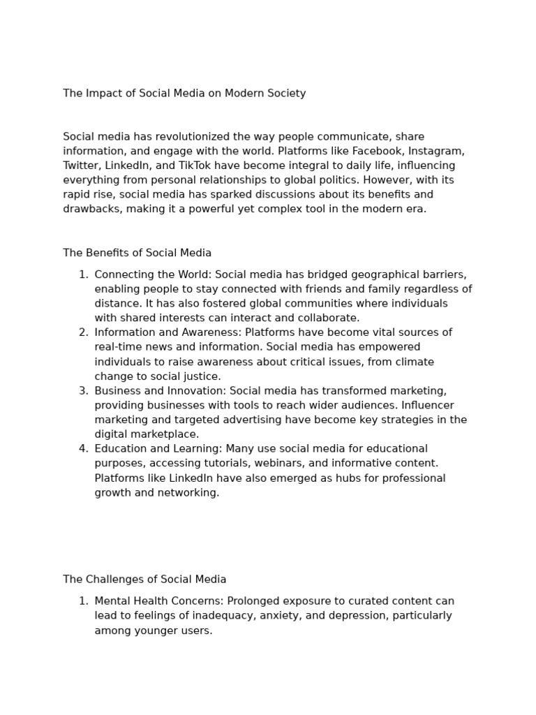 Social Media | PDF | Social Media | Popular Culture & Media Studies