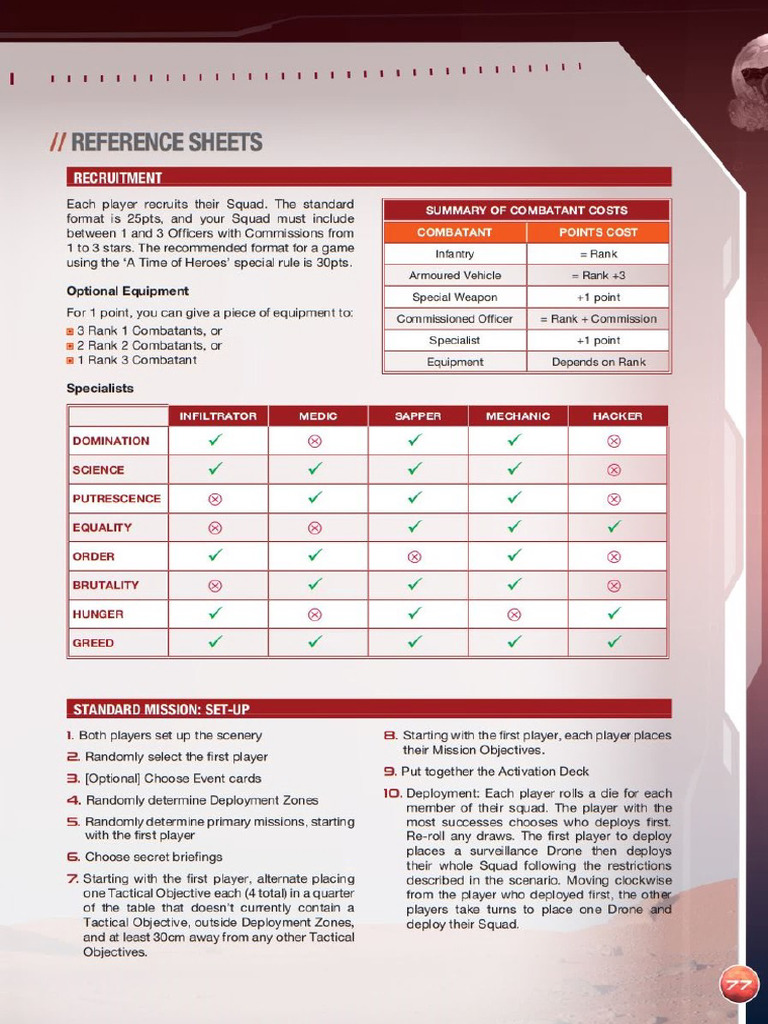 Eng MCA Reference Sheets | PDF