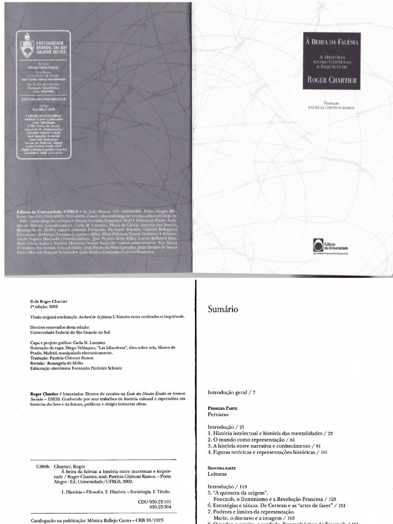 CHARTIER, R. À Beira Da Falésia - Compressed-Páginas-3-4,42-52 | PDF