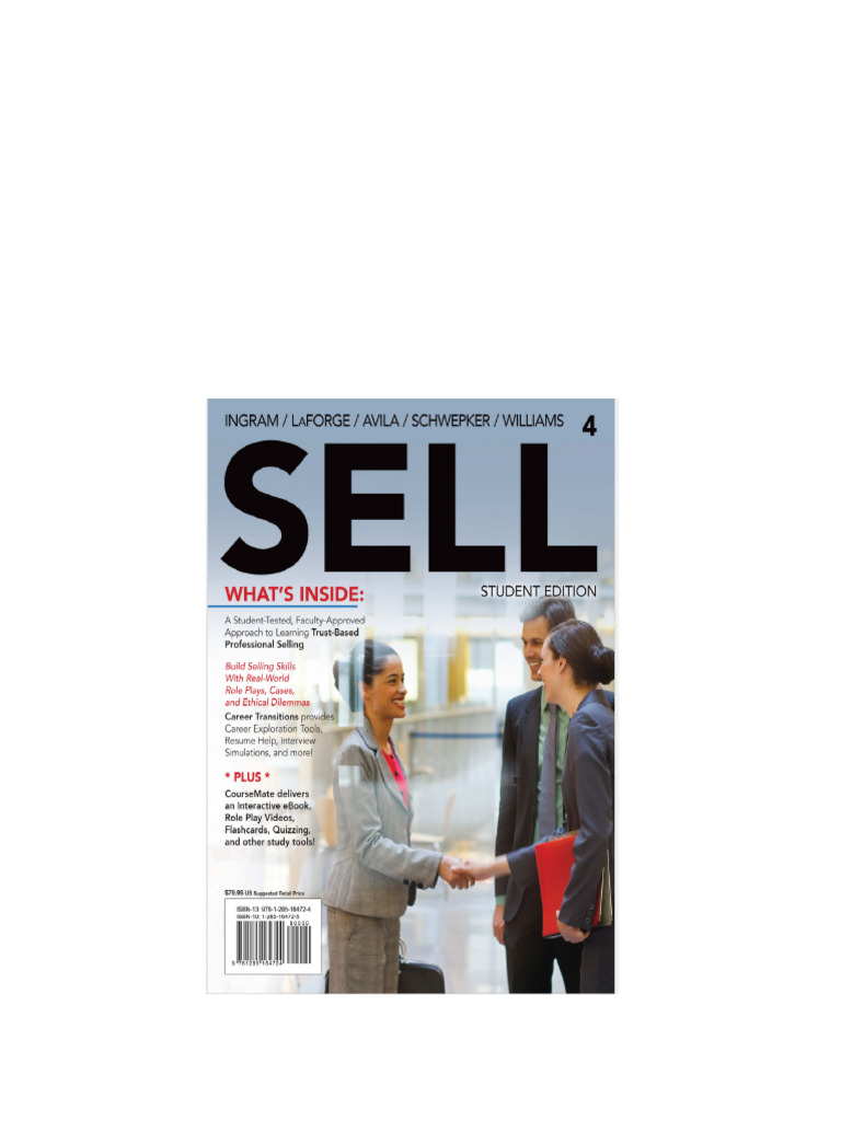 (Original PDF) SELL 4 4th Edition by Thomas N. Ingram pdf download | PDF | Sales | Customer