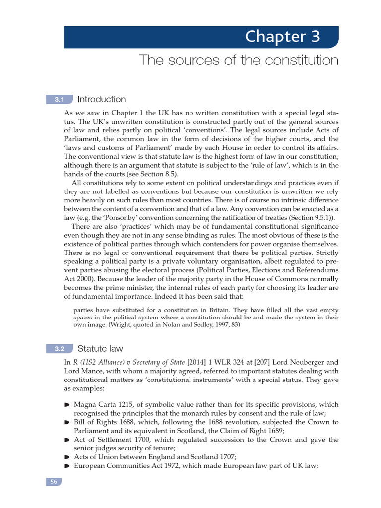 The Sources of The Constitutions (Obligatory Reading) | PDF ...