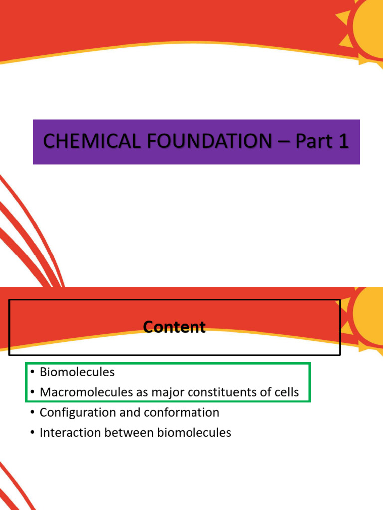 Unit 1 | PDF | Biomolecules | Macromolecules
