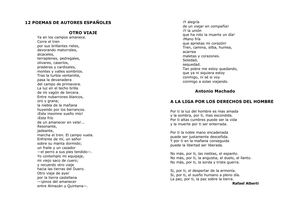 Poemas De Autores Españoles: Poemas Más Famosos Españoles – QPZO
