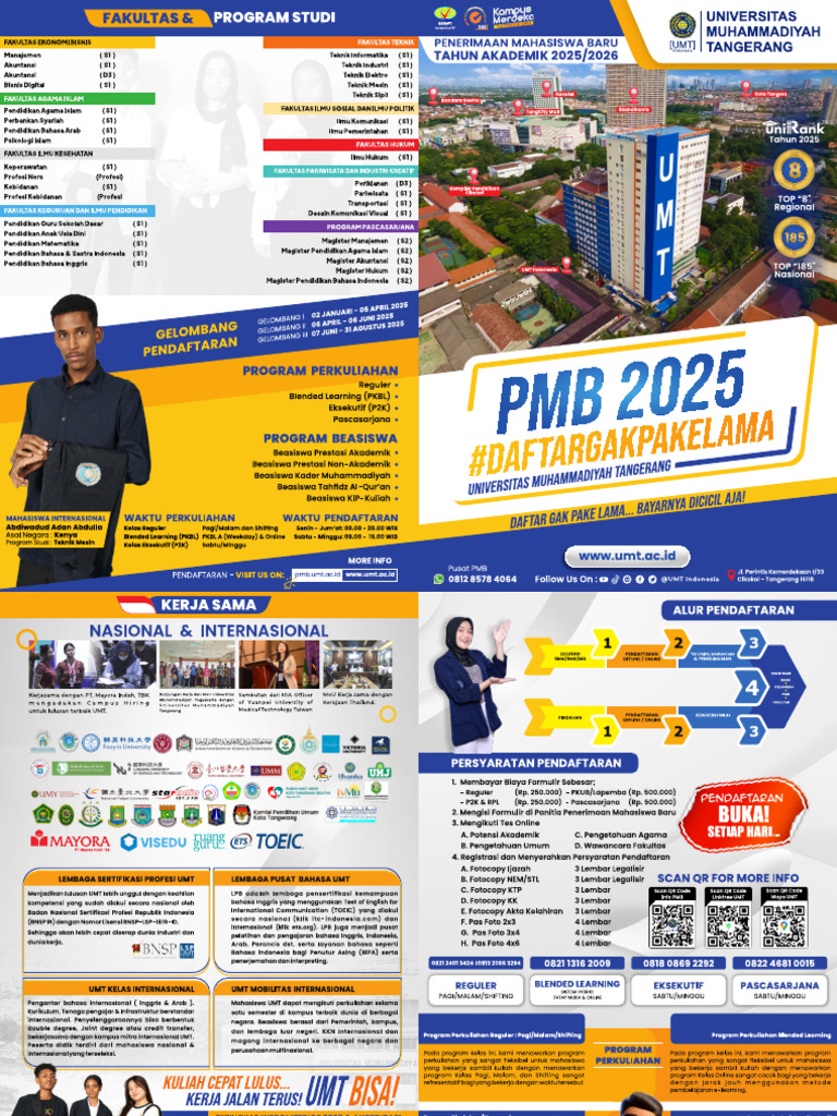 Brosur Umt 2025-2026 Fix Ok-1 | PDF