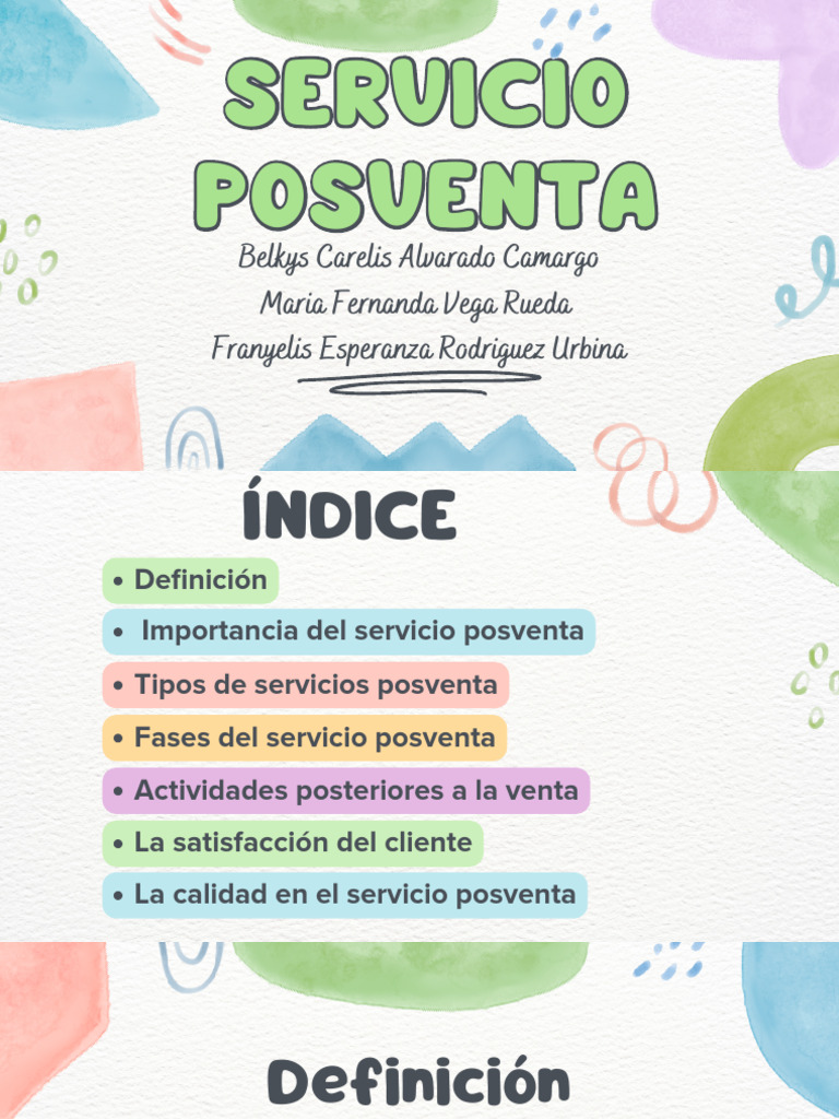 Tema#4 El Servicio Posventa | PDF | Calidad (comercial) | Cliente