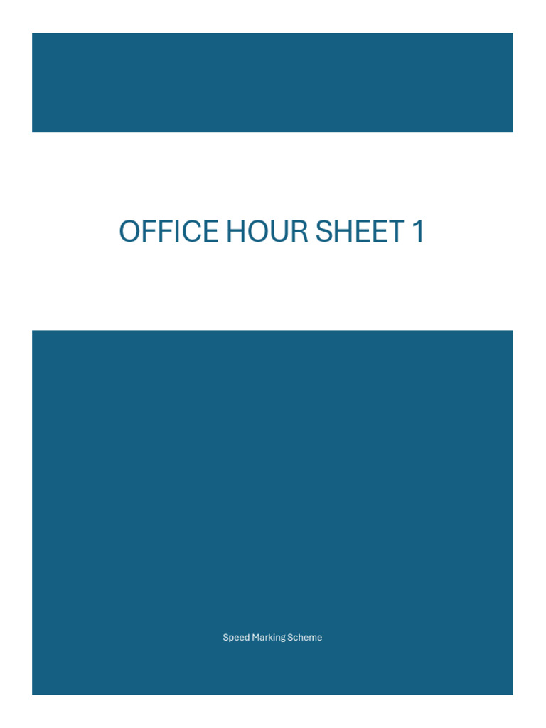 Office HR Sheet 1 Scheme | PDF