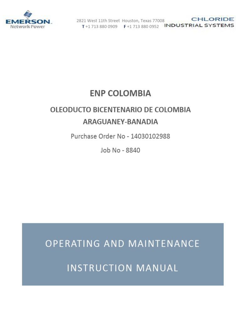 Manual Ups Emerson | PDF | Switch | Power Inverter
