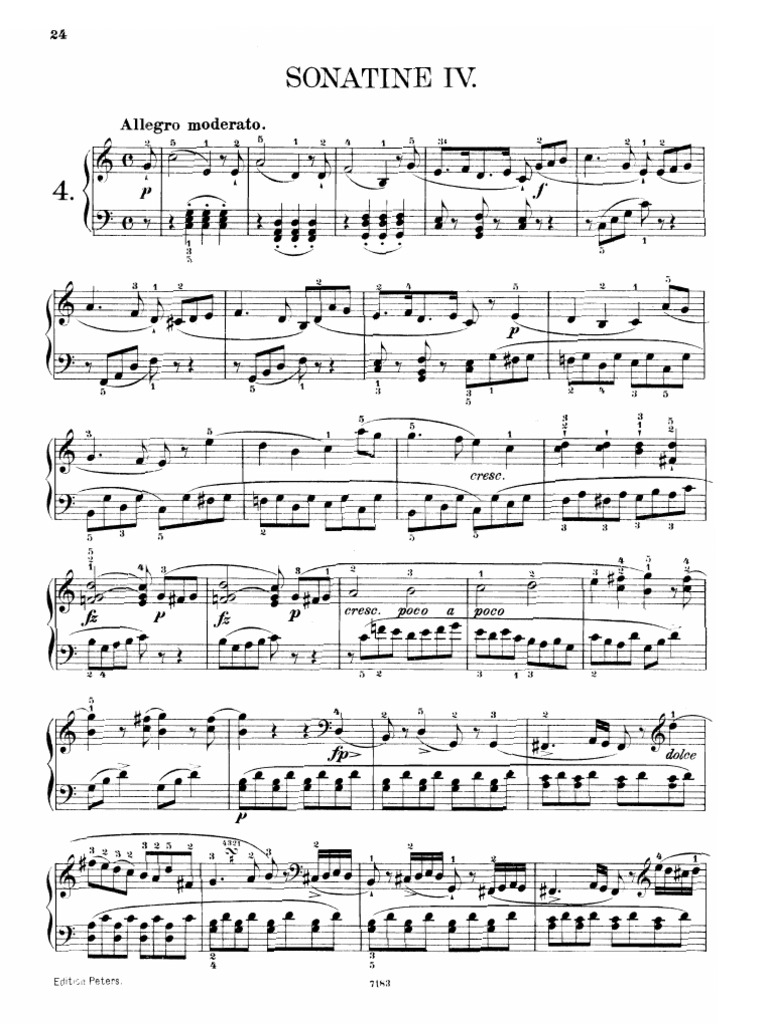 Diabelli Op 151 Ex 4 | PDF