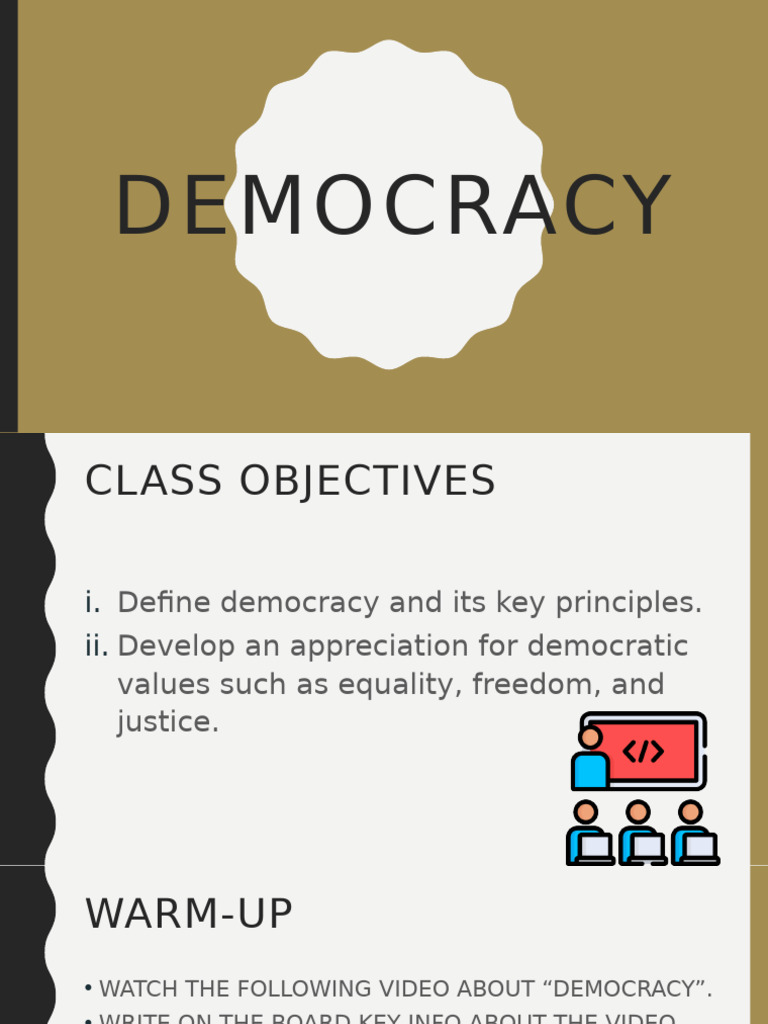 Class 3 Democracy | PDF