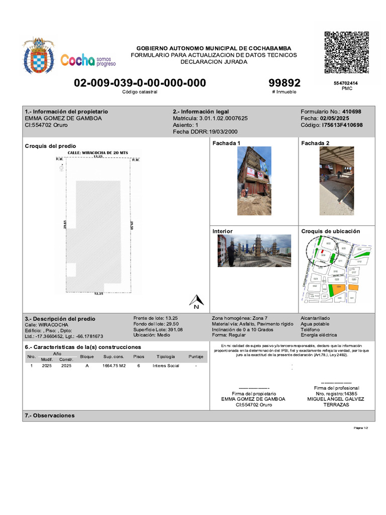 Declaration Jurada Emma | PDF