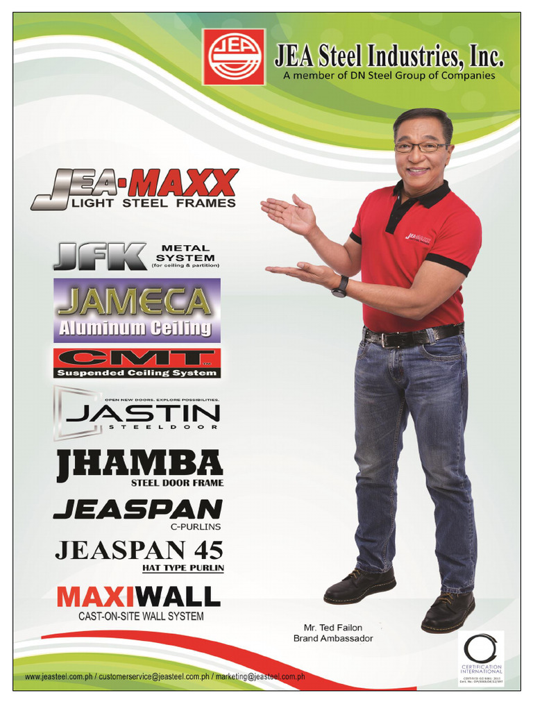 JEA Steel Industries Inc - Brochures - Dd0f4e6e 0c13 4865 Af3c ...