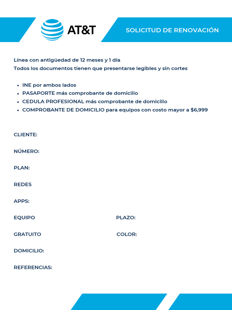 Renovación ATT | PDF