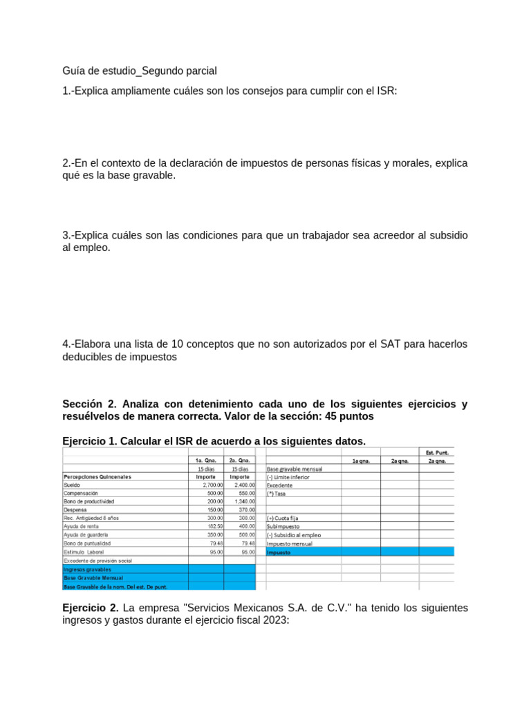 GUIA DE ESTUDIO_CONTABILIDAD 2 | PDF
