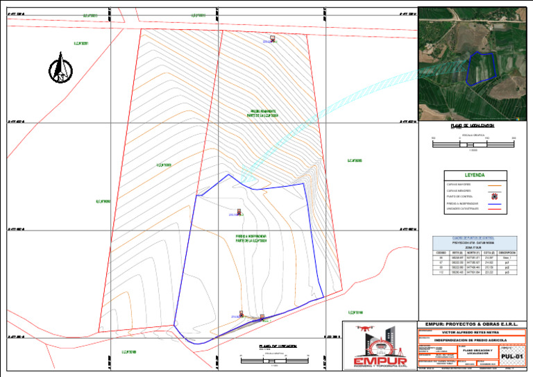 1.0 PLANO DE UBICACION-PUL-01 | PDF | Geodesia