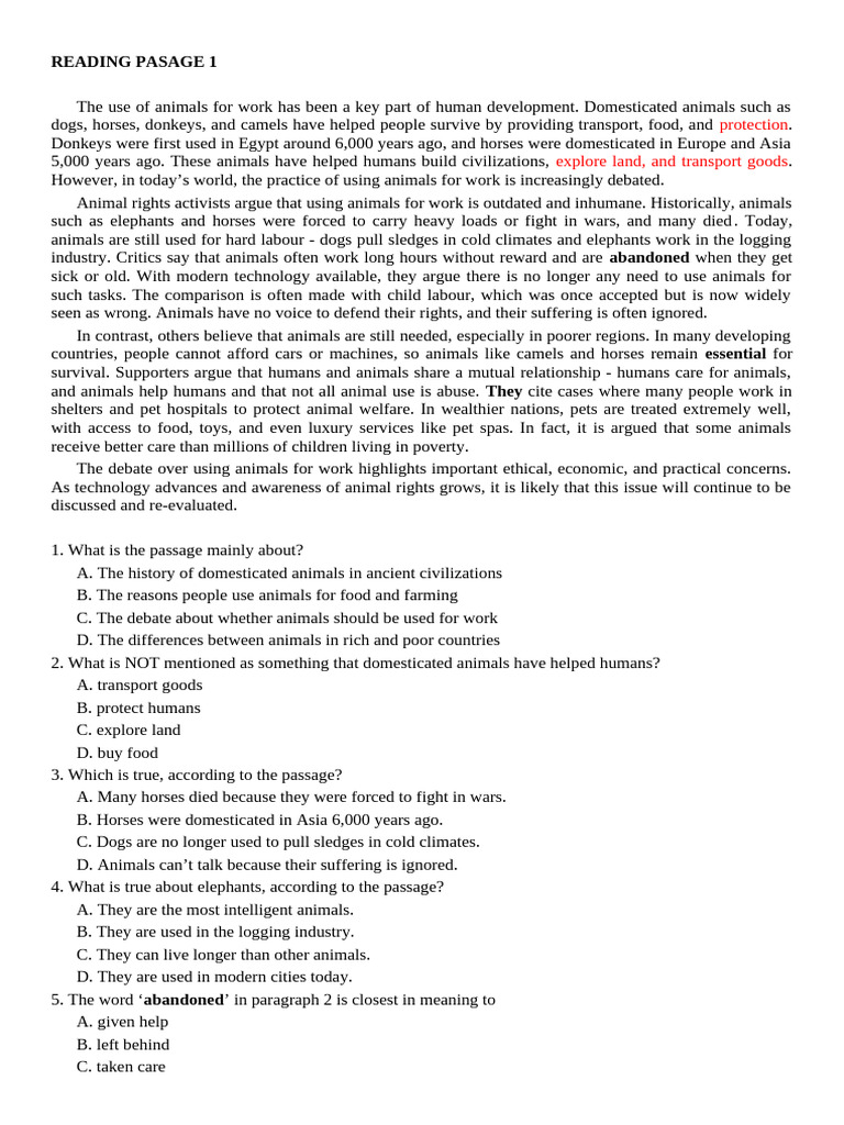 B1 READING PRACTICE TEST - 03. Key | PDF | Traffic Congestion | Car