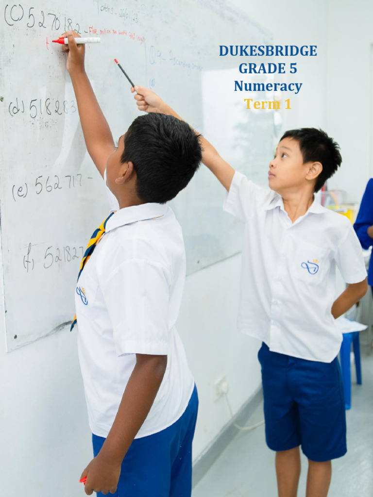 Maths Homelearning Term 1 Grade 5 2025 | PDF | Odds | Arithmetic