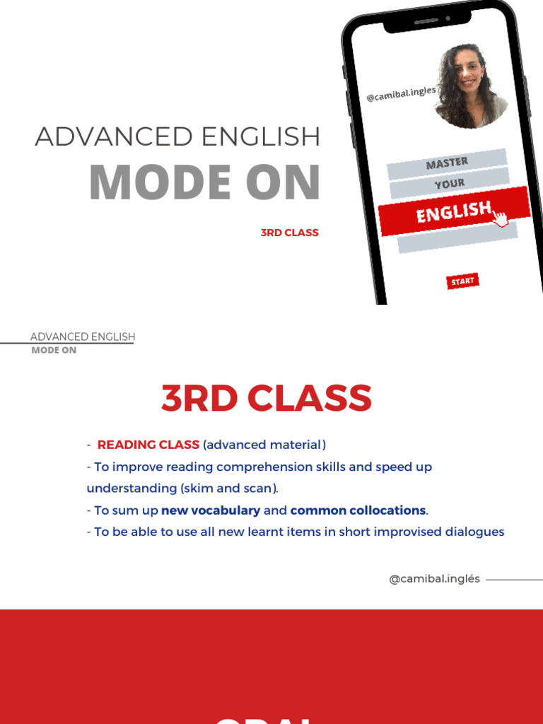 Advanced English Reading & Debate Class | PDF | Vocabulary | Reading ...