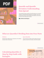 Quartile Deviation - Definition, Formula and Examples | PDF | Quartile | Descriptive Statistics