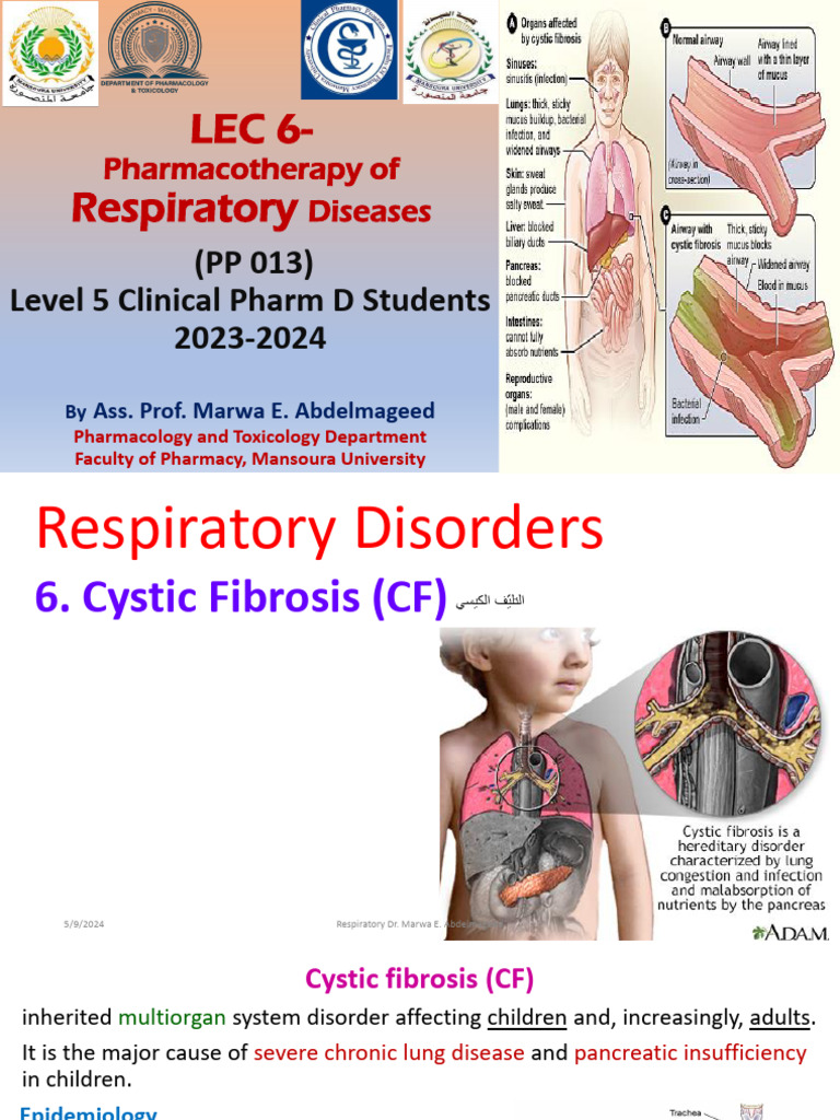 Cystic Fibrosis Pharmacotherapy Guide | PDF | Respiratory Diseases ...